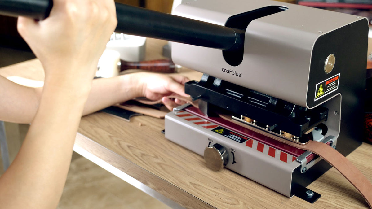 Belt Making with Craftplus® Tipping Machine — Ivan Leathercraft