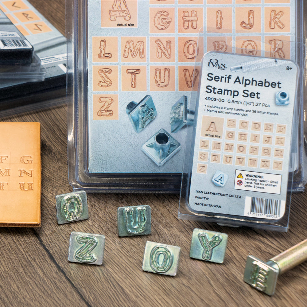 Alphabet & Stamp Sets — Ivan Leathercraft