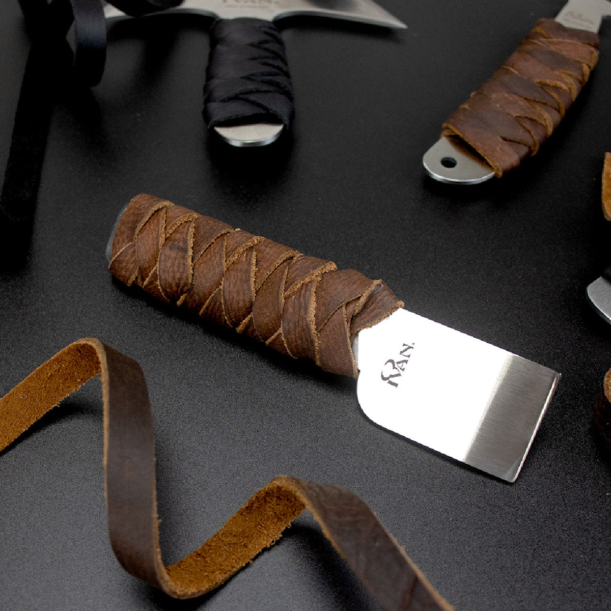 Braided Flat Head Knife — Ivan Leathercraft