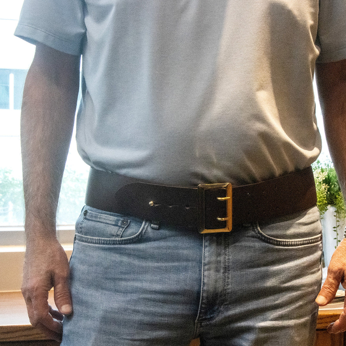 Sam Browne Belt — Ivan Leathercraft