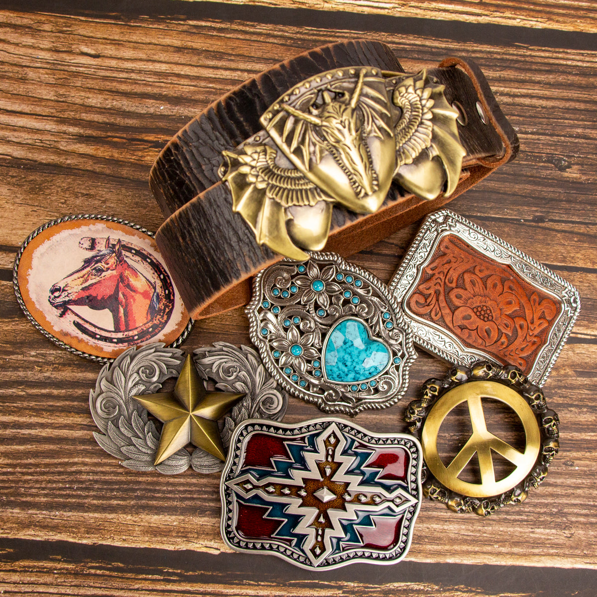 Trophy Buckles & Blanks Clearance — Ivan Leathercraft
