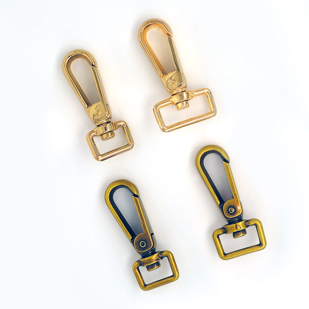 [FINAL SALE] Ribbon Swivel Spring Snaps — Ivan Leathercraft