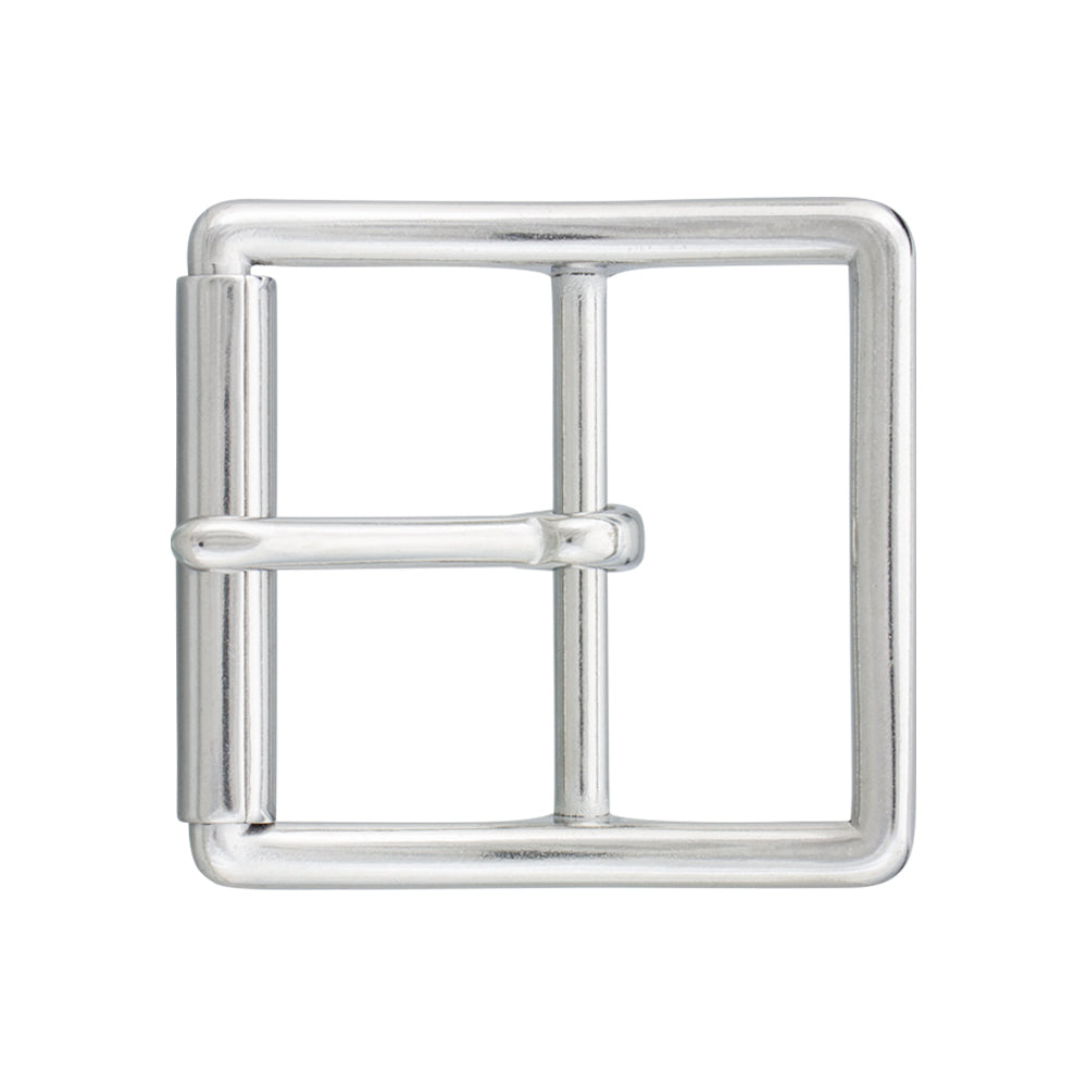 Ivan Leathercraft [FINAL SALE] Square SS Roller Buckle, 38mm (1-1/2")