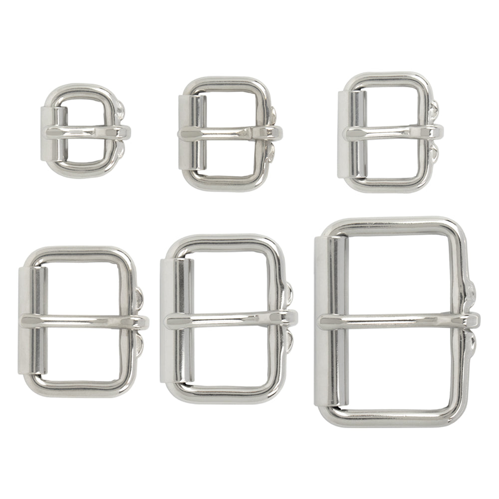 Stainless Steel Heavy Duty Roller Buckles — Ivan Leathercraft
