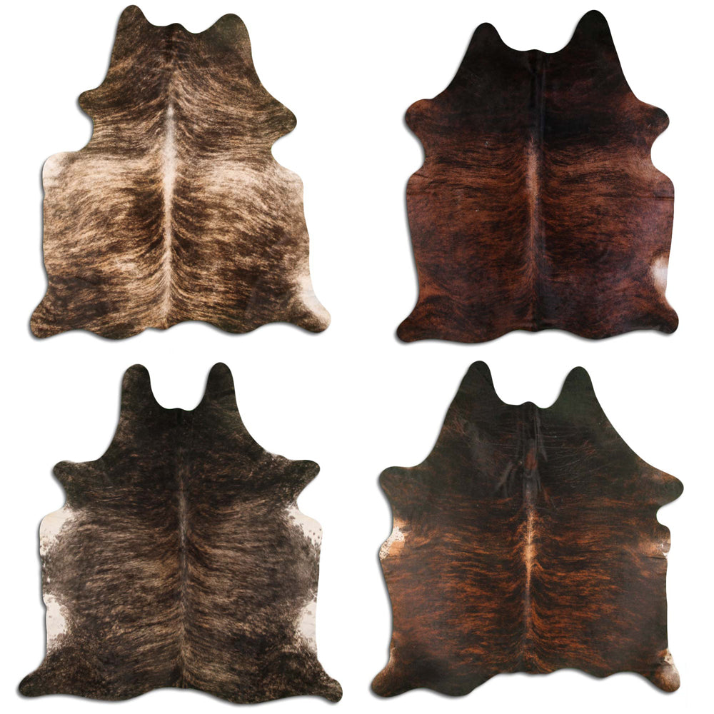 Hair On Cowhide, Dark Brindle — Ivan Leathercraft
