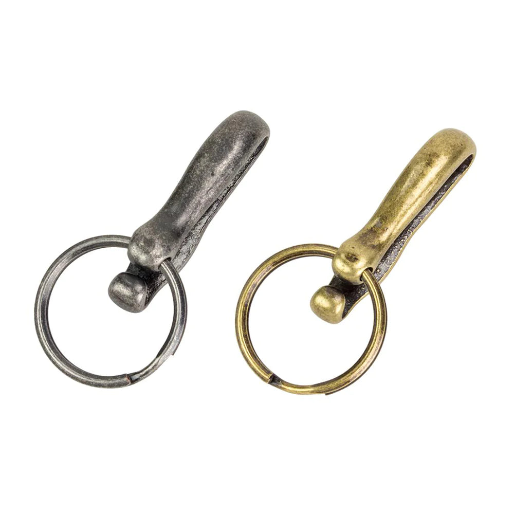 Ivan Leathercraft Solid Brass Belt Clip With Key Rings
