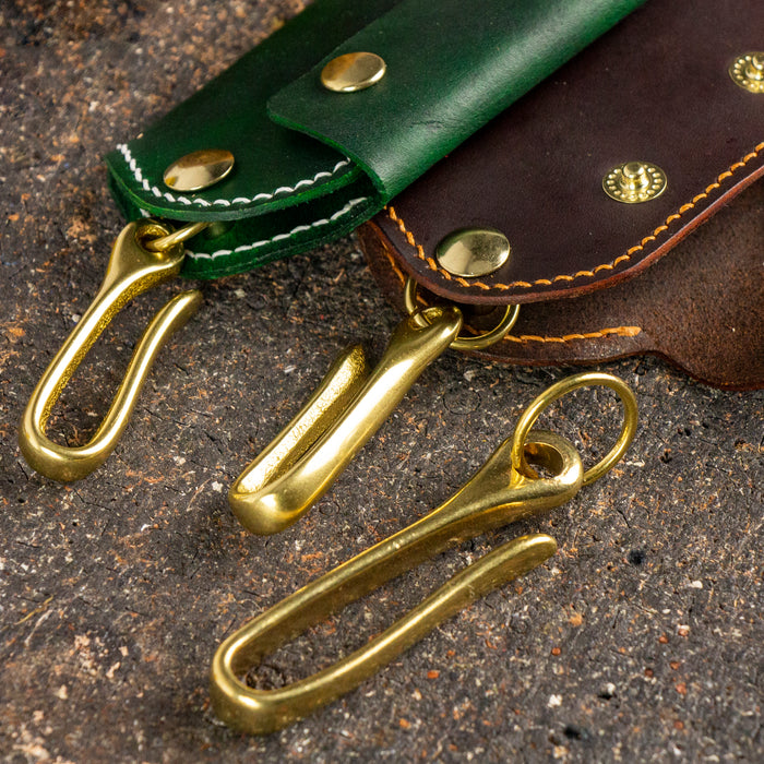 Ivan Leathercraft Solid Brass Belt U Hooks