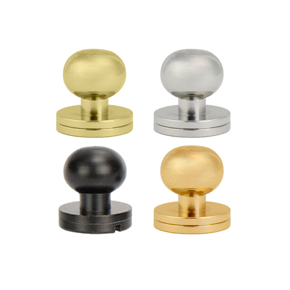 Ivan Leathercraft [FINAL SALE] Solid Brass Button Studs, 20mm (3/4")