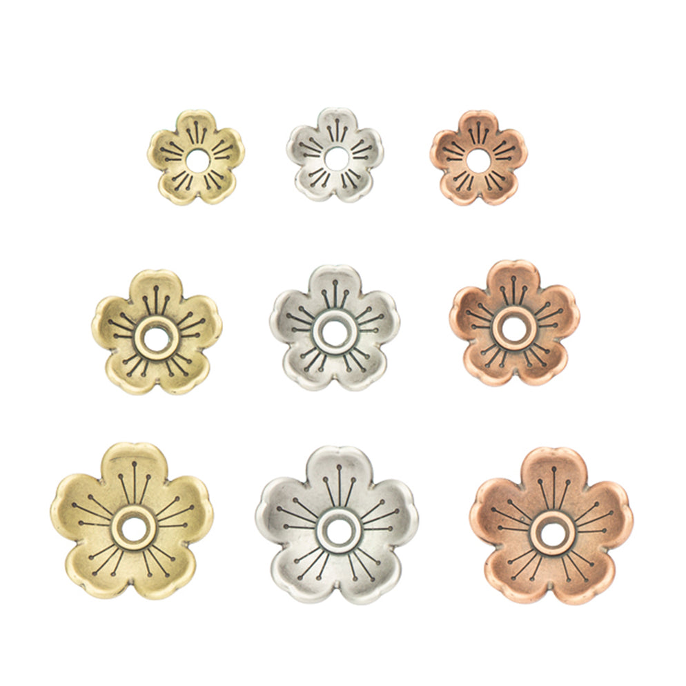 [FINAL SALE] Flower Bezel Conchos — Ivan Leathercraft