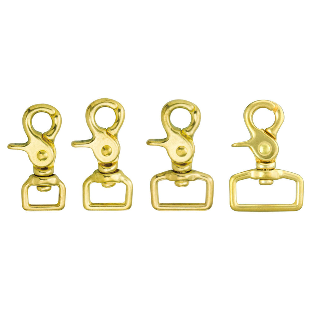Solid Brass Trigger Snaps, SB — Ivan Leathercraft