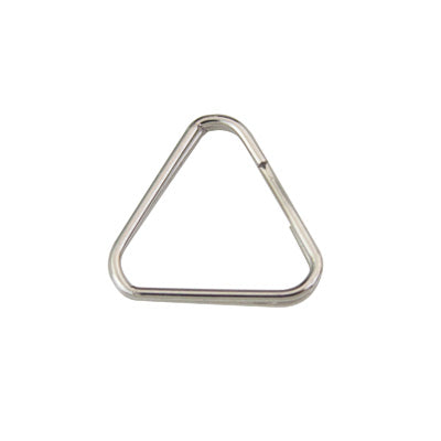 Ivan Leathercraft [FINAL SALE] SS Triangle Split Rings, 10/PK