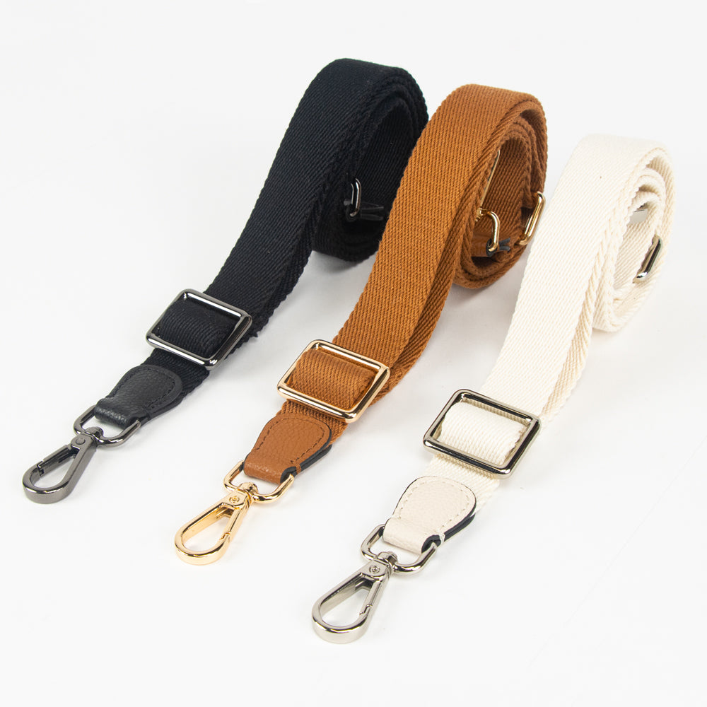 [FINAL SALE] Round Tab Adjustable Webbing Shoulder Straps, 25mm (1 ...