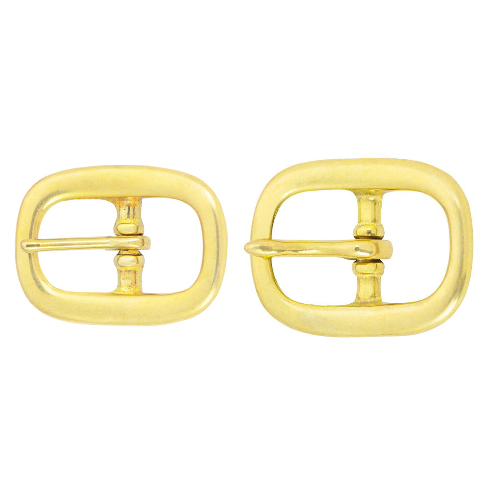 Ivan Leathercraft Solid Brass Center Bar Strap Buckle, SB