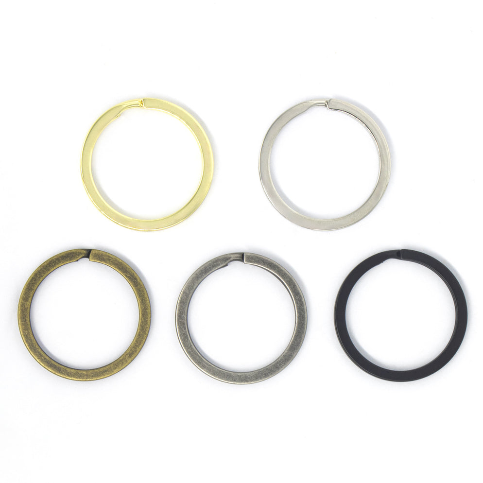 Ivan Leathercraft Deluxe Steel Flat Key Rings