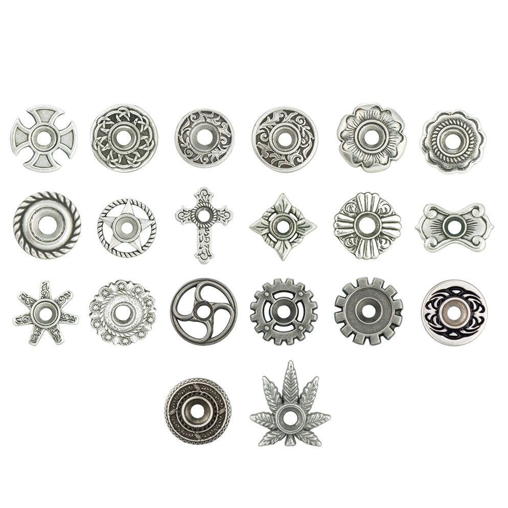 [FINAL SALE] Bezel Conchos — Ivan Leathercraft