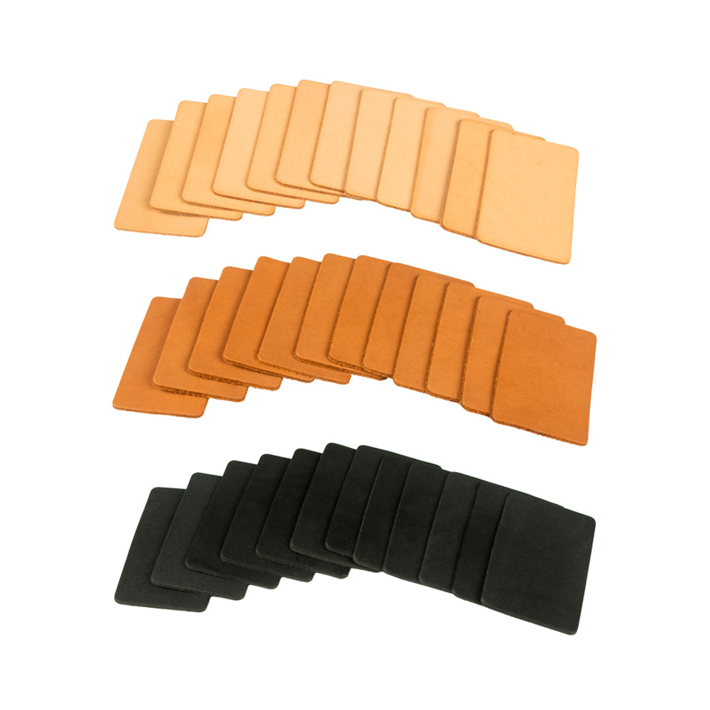 MakerAid® Rectangle Leather Patches, 25/PK — Ivan Leathercraft