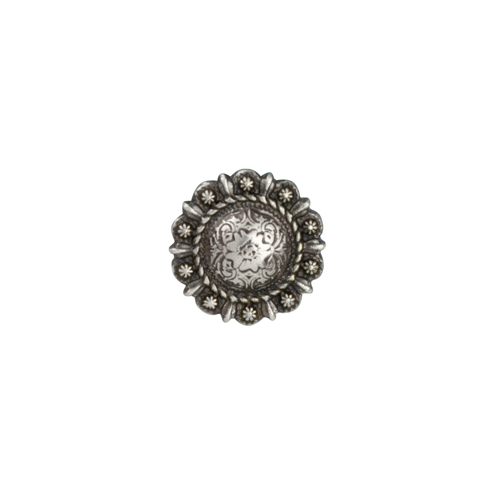 Traditional Roped Berry Screw Back Concho, AS, 20mm (3/4") — Ivan ...