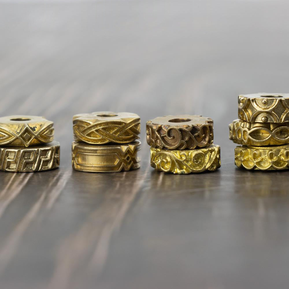 Solid Brass Leather Embossing Wheels — Ivan Leathercraft