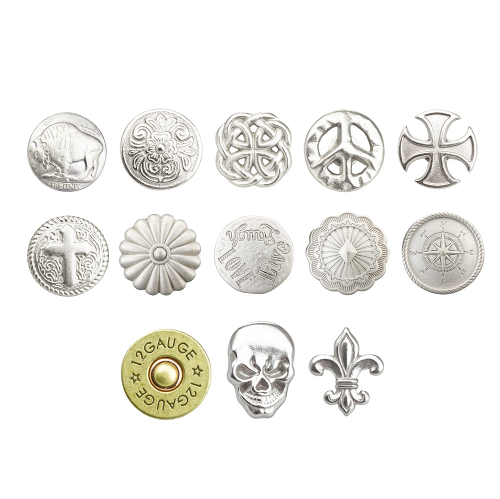 Ivan Leathercraft Themed Cap Line 24 Snaps