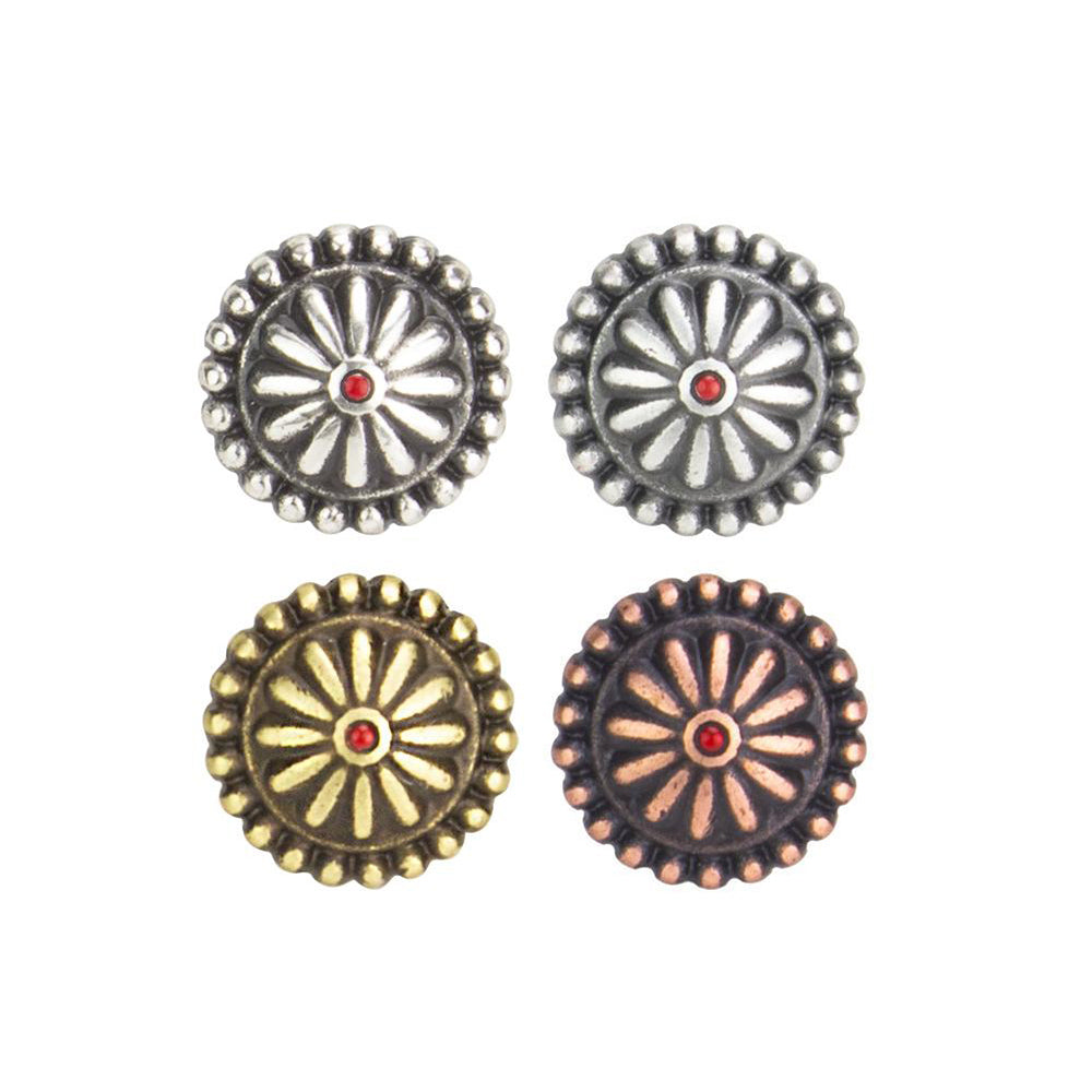 Ivan Leathercraft Juniper Screw Back Conchos