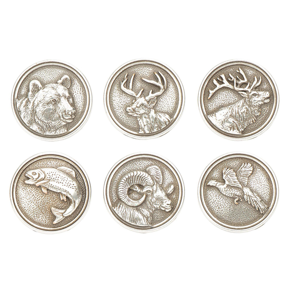 Ivan Leathercraft Animal Screw Back Conchos, AS