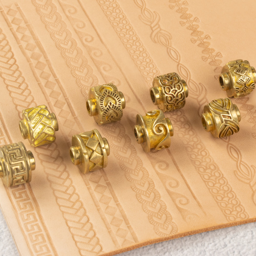 Craftplus® Solid Brass Pro Hand Embossing Wheels — Ivan Leathercraft