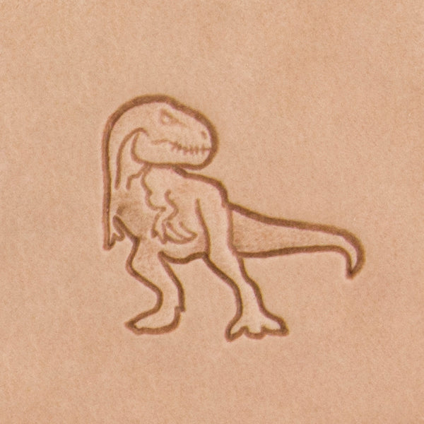 T Rex Mini 3D Stamp — Ivan Leathercraft