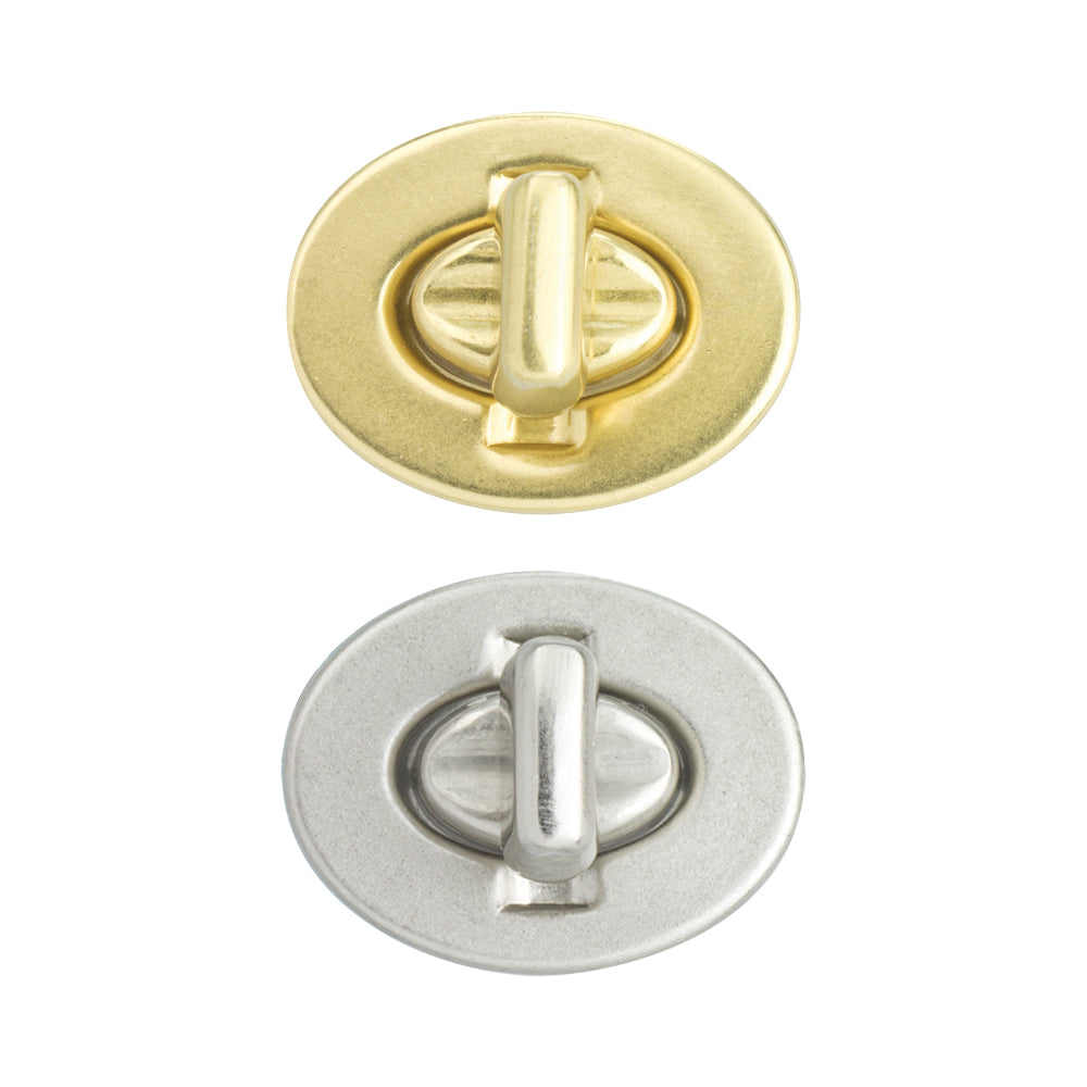 Ivan Leathercraft [FINAL SALE] Turn Lock Case Oval Clasps